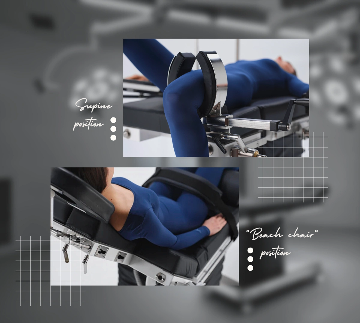 Key surgical positions with Operating tables Y │ Novak M