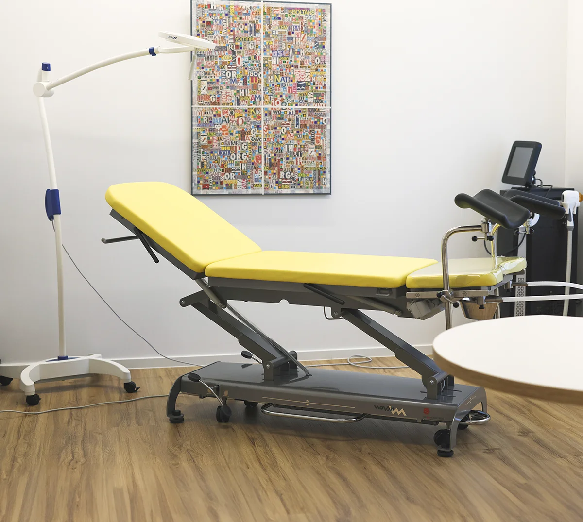 Examination table supports urology specialist│ Novak M